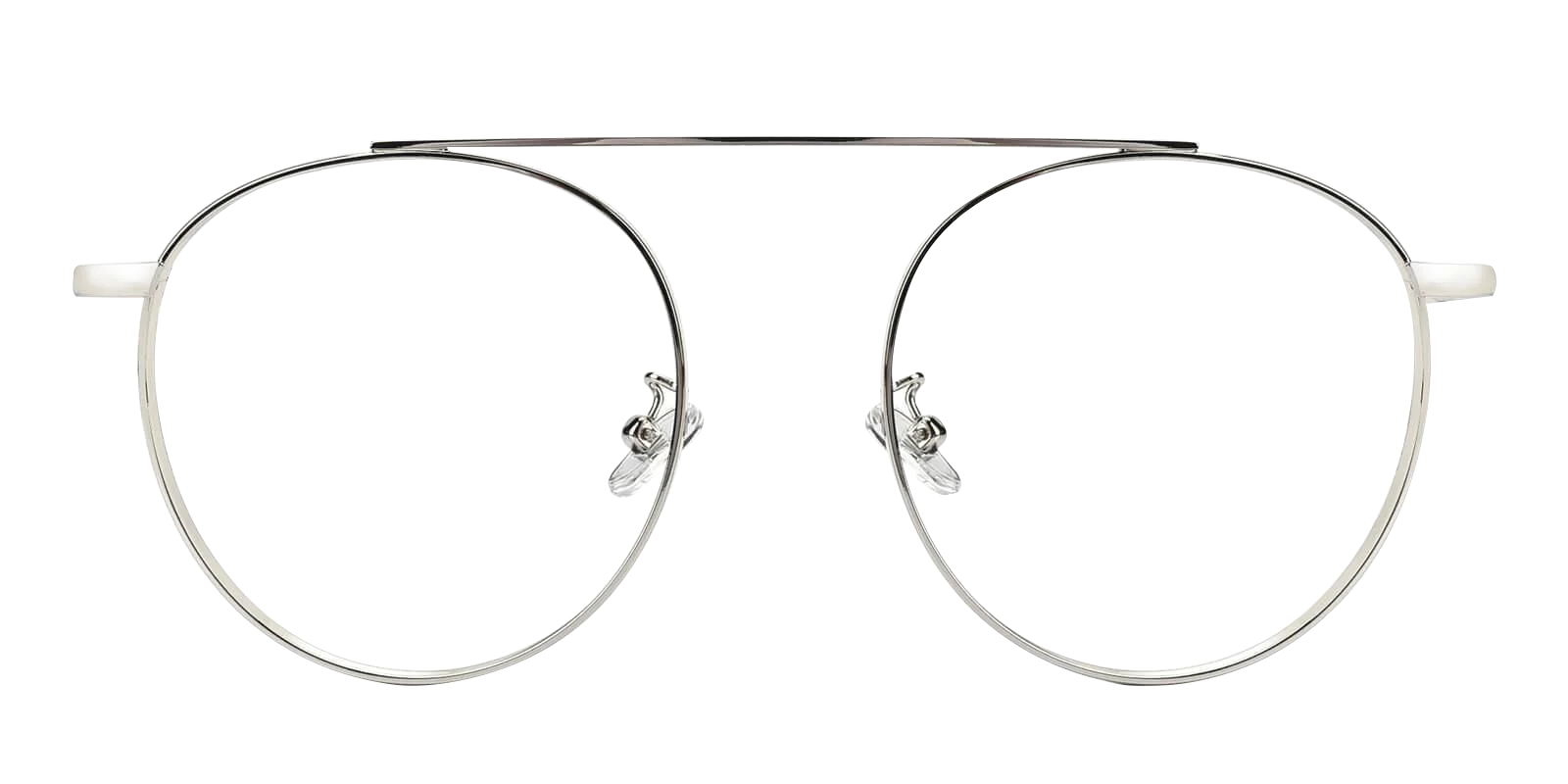 Pearl - Round Silver Frames Glasses | ABBE Glasses