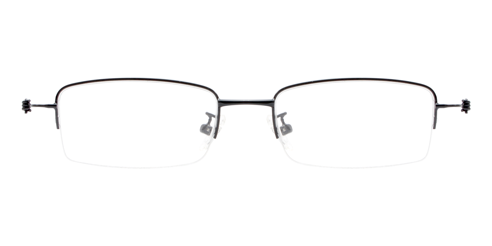 Chris - Rectangle Black Frames Glasses | ABBE Glasses