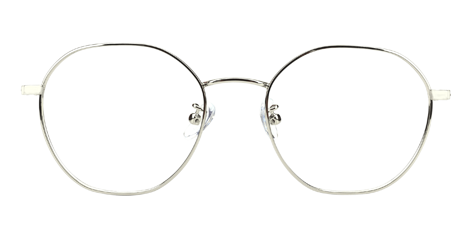Pearl - Round Silver Frames Glasses | ABBE Glasses