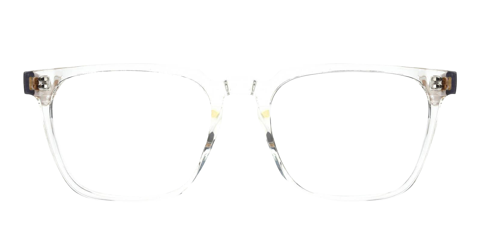 Flume - Square Translucent Frame Glasses | ABBE Glasses