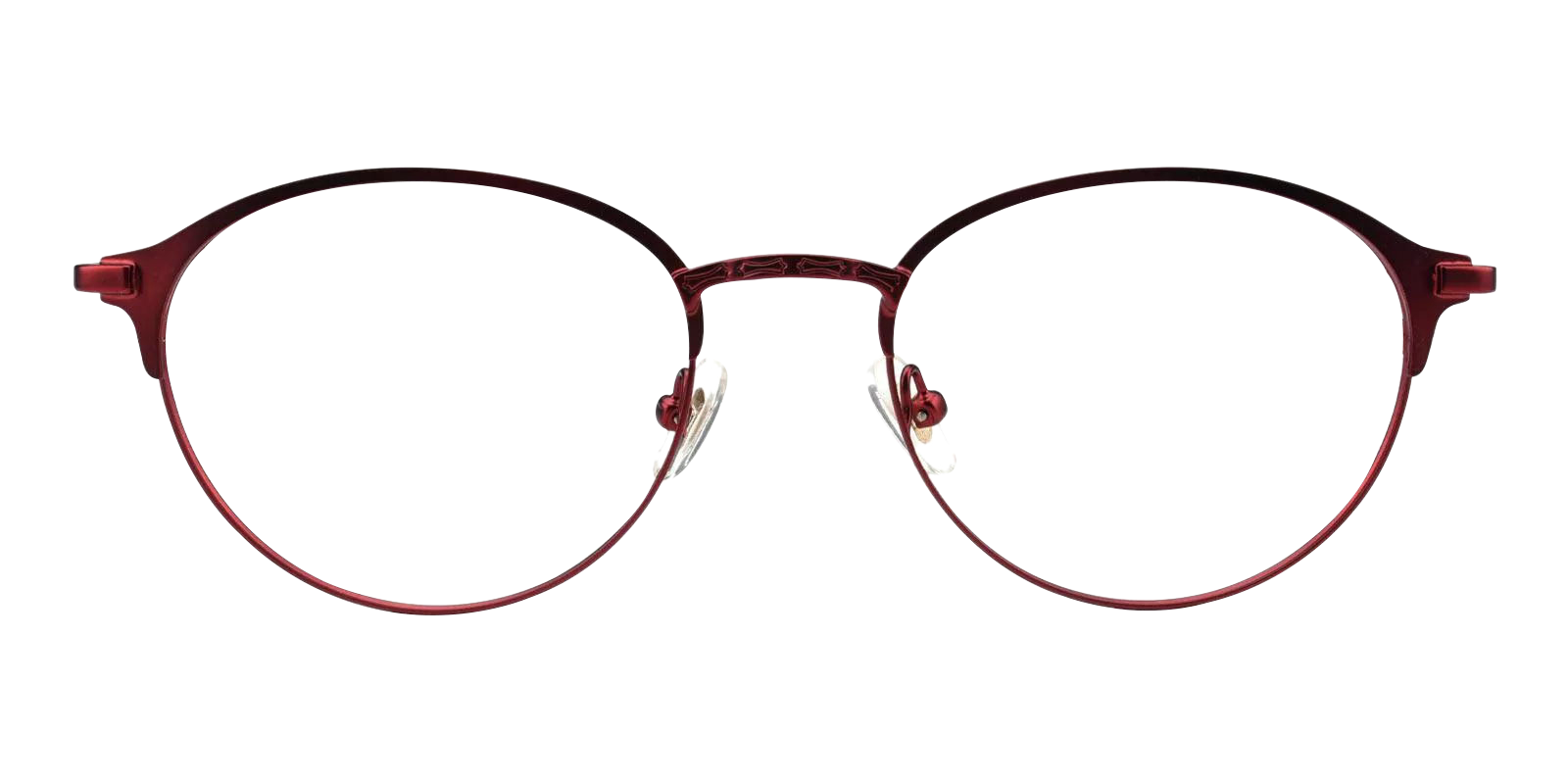 Irvin - Round Red Frames Glasses | ABBE Glasses
