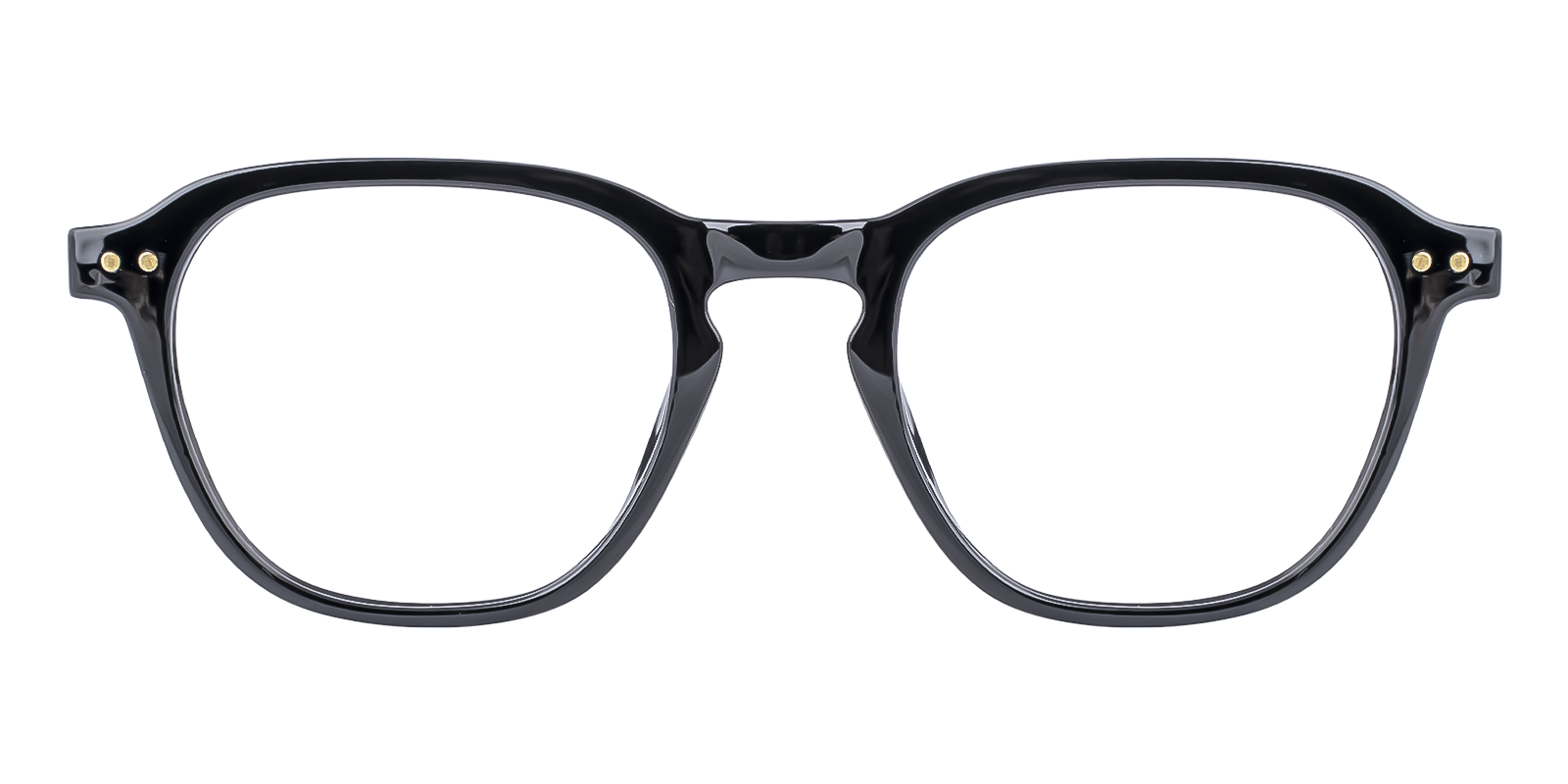 Liquice - Black Square Eyeglasses Frame | ABBE Glasses