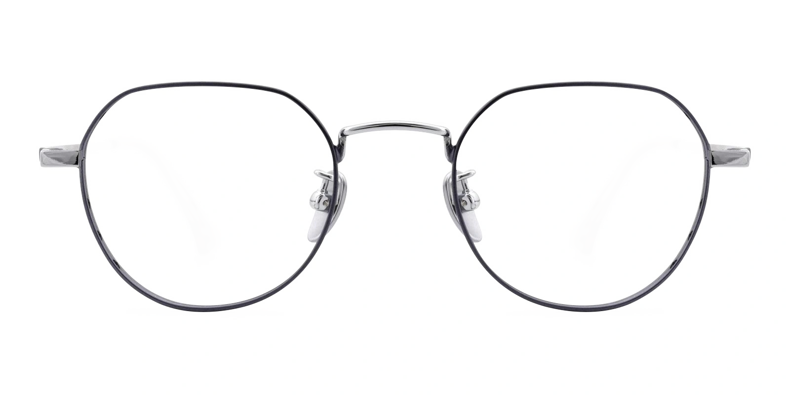 Satile - Geometric Black Eyeglasses Frame | ABBE Glasses